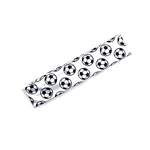 Soccer Headband Wrap Turban Women and Girls Sport Headscarf Soccer Bandana BW04 (C)