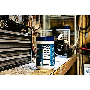 GUNK MPDW30 Multi-Purpose Degreasing Wipes 30-Count 8 x 12 inch 2-Sided Smooth or Scrubby Texture