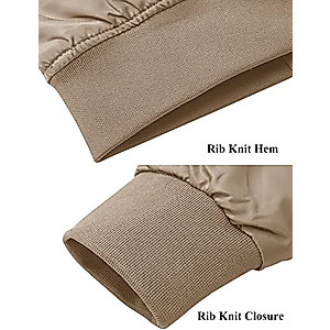 EKLENTSON Mens Jackets Fall Winter Bomber Jacket Men Casual Cotton Lined Pilot Military Jacket Men