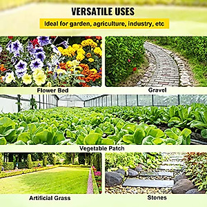 VEVOR Weed Barrier, 5.8oz Landscape Fabric, 4ft x 300ft Cover Mat Heavy Duty Woven Grass Control Geotextile for Garden, Patio, 4FT300FT-5.8OZ, Black