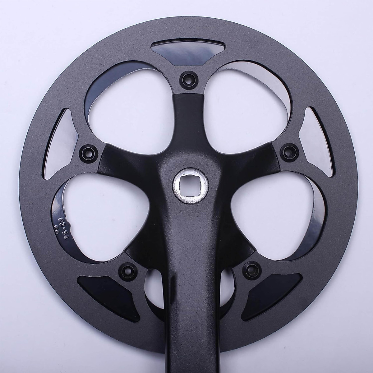 PROWHEEL Bike Chainring Guard,130MM BCD 42T/44T/46T/48T/52T/53T/54T/56T/58T/60T Aluminum Alloy Chain Ring Protector Cover for Chainring Sprockets MTB,E-Bike,Road Bike,City Bike,Folding Bike