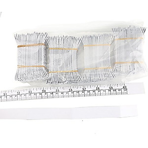 WIN TAPE 1 Meter 40" Paper Tape Measure, Wound Measuring Rulers, Educare Used Measuring Babies Head, Disposable Pack of 100