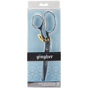 Gingher 8 Inch Spring Action Dressmaker Shears