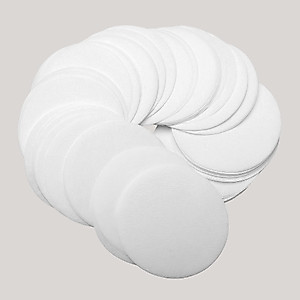 Normcore 58mm Espresso Paper Filters - Replacement Paper Filters Paper Coffee Filter with Metal Storage Box Compatible with 58mm Portafilter Top of the Basket - 200 Sheets