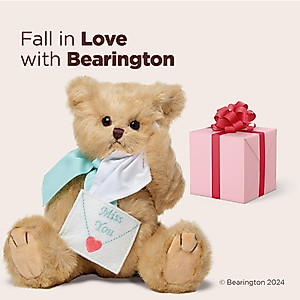 Bearington Beary Blue Without You Miss You, 10 Inch Teddy Bear Valentine's Day Stuffed Animal, Ideal for Miss You Gifts for Women