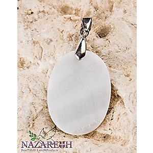 Star of David Pearl Pendant Mother of Pearl Israel Magen David Amulet Jerusalem