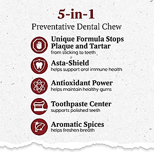 Ark Naturals Protection+ Brushless Toothpaste, Dog Dental Chews for Mini Breeds, Prevents Plaque & Tartar, Freshens Breath, 4oz, 1 Pack