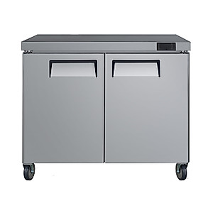 Quantum Commercial Grade Undercounter Freezer | Stainless Steel | 2 Door | 48.2” W x 30” D x 37.3” H