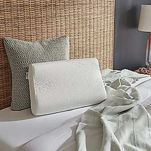 Tempur-Pedic TEMPUR-Ergo Neck Pillow, Medium Profile, White