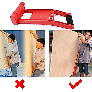 SILVERWING, Plywood Carriers Handle 2 PACK, Sheetrock Tools Drywall Handtools, Drywall Lift Panel Hoist, Hercules Gripper Drought for Panel, Plywood Lifting Tool, Panel Carriers(170 lbs Load)