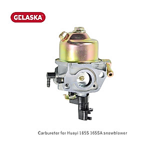 GELASKA 951-12705 Carburetor Replaces 751-12705, 751-10974, 951-10974, 951-10974A, HUAYI 165S, 165SA for MTD Troy-bilt 165-SUB, 165-SUB-11, 265-SU, 265-SU-11, 365-SUB Engines