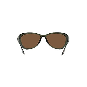 Oakley Women's OO9222 Pasque Aviator Sunglasses, Matte Olive Ink/Prizm Bronze, 60 mm