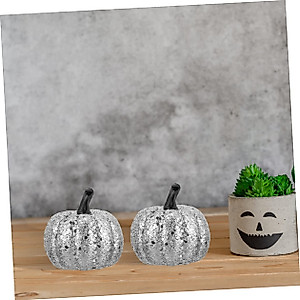 Garneck 50 pcs Foam Pumpkin Small Artificial Pumpkins Artificial Pumpkins for Table Decor Mini Pumpkins Bulk Artificial Pumpkins Bulk Fake Pumpkins Realistic Pumpkin Miniature Model