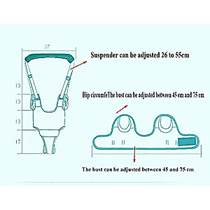 UBRAVOO Handheld Baby Walker Kids Toddler Walking Baby Toys Adjusted Baby Learning Walker Harness Keeper Walking Belt Walk Assistant,Great Gift for 7-24 Months Baby, Blue