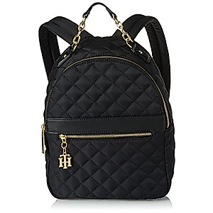 Tommy Hilfiger Women's Charming Backpack, Black, OS