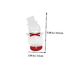 BESTOYARD 4pcs Christmas Felt Ornaments Mini Reindeer Model Christmas Tabletop Sign Christmas Felt Decor Holiday Centerpiece dseer Figurine sttue Desktop Mini Snowman Collection Elk