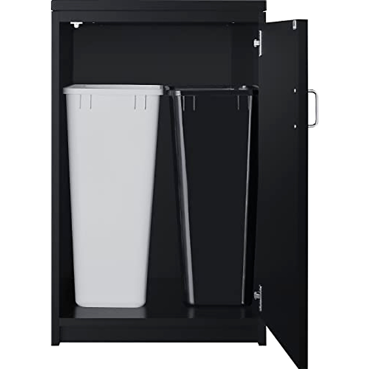 Summit Appliance CWSUITE85G 85" Wide Casework Suite with Beverage Center and Microwave, ADA Height; Trash Receptacle Included; 2.7 cu.ft. Beverage Center; Leveling Legs; Black