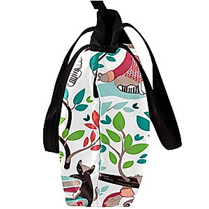 TBOUOBT Handbags for Women Fashion Tote Bags Shoulder Bag Satchel Bags, Winter Cartoon Animal Sloth