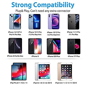 ADPROTECH Lightning Headphones Earphones Magnetic Earbuds in-Ear MFi Certified with Microphone Controller for Sports Workout Compatible with iPhone 14/13/12/11/Pro Max/Xr/Xs Max/X Black&Red