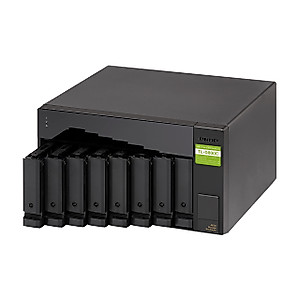 QNAP TL-D800C 8 Bay Desktop JBOD Storage Enclosure with USB 3.2 Gen 2 Type-C Connectivity