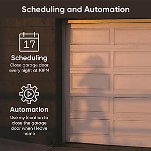 Wyze Smart Garage Door Opener w/built-in HD Video, Remotely Control Garage Door, 1080p HD Video w/Color Night Vision, Two-Way Audio