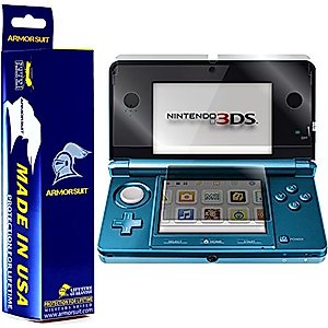 ArmorSuit MilitaryShield Screen Protector for Nintendo 3DS - [Max Coverage] Anti-Bubble HD Clear Film