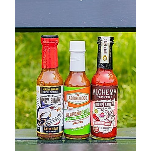 Hot Ones Season 21 Heat Pack Hot Sauces: Mako Snake, Jalapeno Chico, Watermelon Ghost, 5 fl oz. (3-Pack)