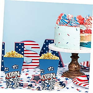 TOYANDONA 100pcs Popcorn Boxes Popcorn Popcorn Box Disposable Containers Food Container Microwave Popcorn Carnival Popcorn Bags Popcorn Container Popcorn Paper Bags Popcorn Boxes for Party