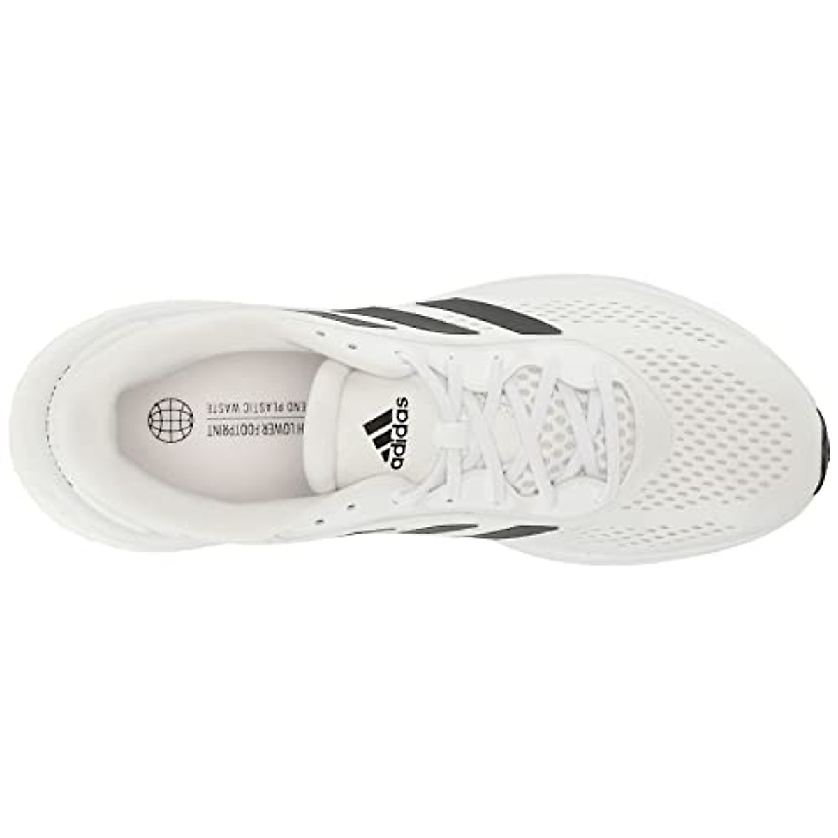 adidas Men's Supernova 2 Running Shoe, White/Black/Dash Grey, 15