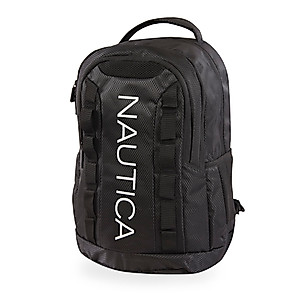 Nautica Armada Laptop Backpack, Black, One Size