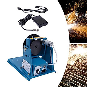 Rotary Welding Positioner Turntable Table Mini 2.5 Inch 3 Jaw Lathe Chuck 110V Portable Welder Tools Machine Equipment