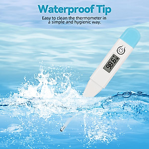 Thermometers for Adults & Kids - Medical Grade, Accurate Oral & Armpit Thermometer, Ideal for Travel, Digital Oral Thermometer for Newborns & Children, Easy-to-Use & Read