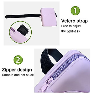 YRAKOZIN Water Bottle Silicone Pouch for Stanley Tumbler 20-30-40oz Accessories, Compatible with Stanley Fanny Pack, Sports Storage Shoulder Bag (Brown)