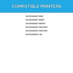 LD Products Remanufactured Toner Cartridge Replacement for HP 124A (Cyan, Magenta, Yellow, 3-Pack)