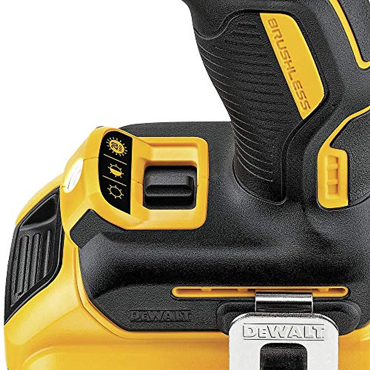 DEWALT 20V MAX XR Brushless Combo Kit with Cordless Orbital Sander (DCK287D2 & DCW210B)