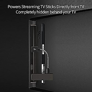 USB Cable for Fire Stick, 2 Pack Power Cable for Amazon Fire TV Stick Power up Your Fire Stick from Your TV's USB Port, Micro USB Cable for Amazon Fire Stick, Roku Stick