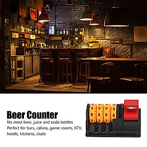 Yosoo Beer Bottle Opener, Counter Wall Mounted Bottle Opener, Automatic Counting Function Helps Keep Track of How Much Beer was Drunk