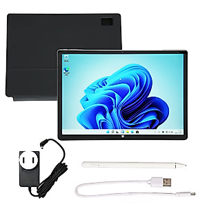 Honio Tablet PC, 13 Inch Touchscreen Magnetic Keyboard Gaming Tablet 2K IPS (US Plug)