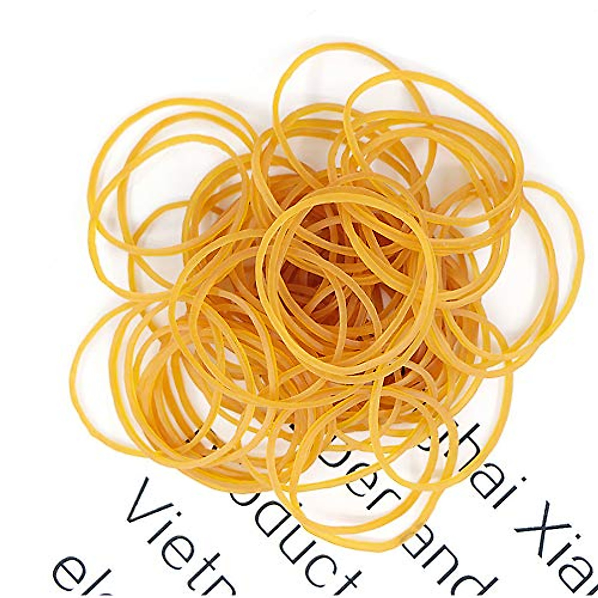 Rubber Bands,500 piece Sturdy Stretchable Rubber Bands,Bank Paper Bills Money Elastic Stretchable Bands,General Purpose Rubber Bands for Home and Bank or Office use by Korty