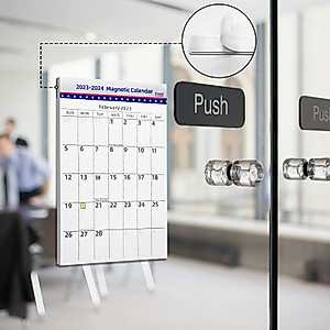 V-ZIYAZA 2024 Calendar Magnetic Fridge Calendar 2023-2024 Monthly Planner 2 years & 24 months Long service life make your family office classroom or dormitory lively 8.25X11.5 inch