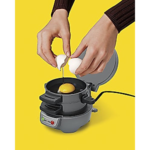 Hamilton Beach 25478 Breakfast Sandwich Maker with Timer, Silver