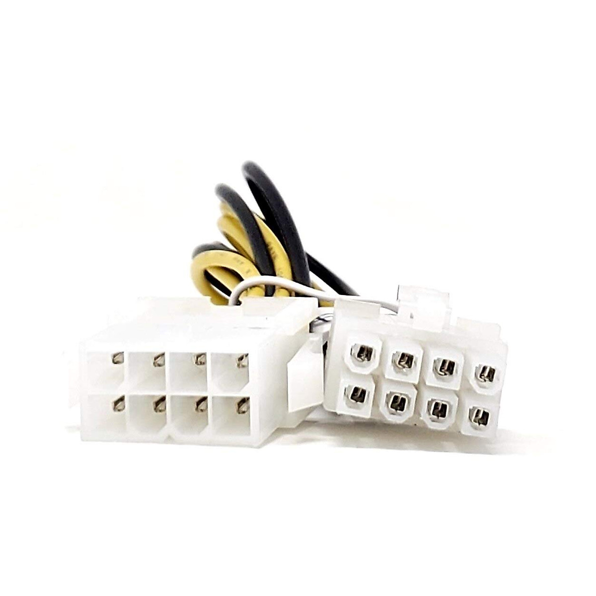 MICRO CONNECTORS 8in EPS 8-Pin Male to 8-Pin Female Power Extension Cable (F04-EPS8)
