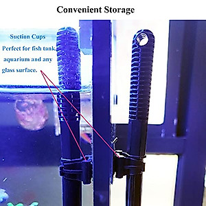 Fish Tank Cleaning Tools 5 in 1 Aquarium Clean Set Fish Net Gravel Rake Algae Scraper Fork Sponge Brush Glass Cleaner Tools Kit