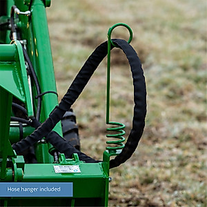Titan Attachments 48-in Tine Bucket Attachment Fits John Deere Loaders Fits John Deere Loaders, Hook and Pin Connection