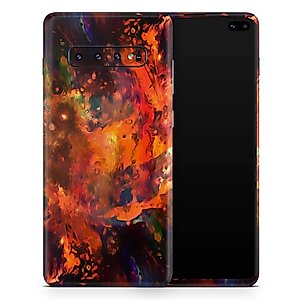DesignSkinz Blurred Abstract Flow V35 Protective Vinyl Decal Wrap Skin Cover Compatible with The Samsung Galaxy S20 (Screen Trim & Back Glass Skin)