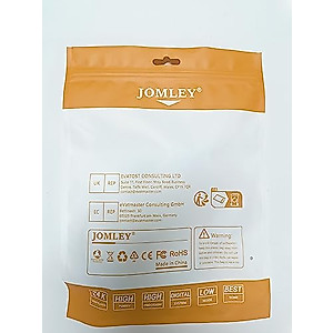 JOMLEY Mini XLR to XLR Cable,XLR Female to Mini XLR Male Microphone Audio Cable for Blackmagic Pocket 4K Camera Video Assist 4K - 1ft