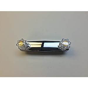 StoneCrest Dual Control 8" Non-Metallic Exposed Shower Faucet, Chrome Finish