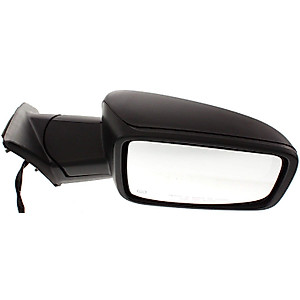 Kool Vue Left & Right Power Heated Door Mirrors Compatible With Dodge Ram 1500 2009 With Signal Light & Puddle Lamp; Without Memory Textured Pair