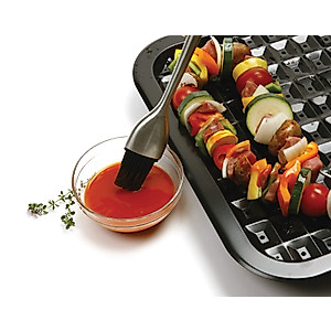 Norpro Silicone Barbeque Brush, 12-Inch, One Size, Stainless Steel