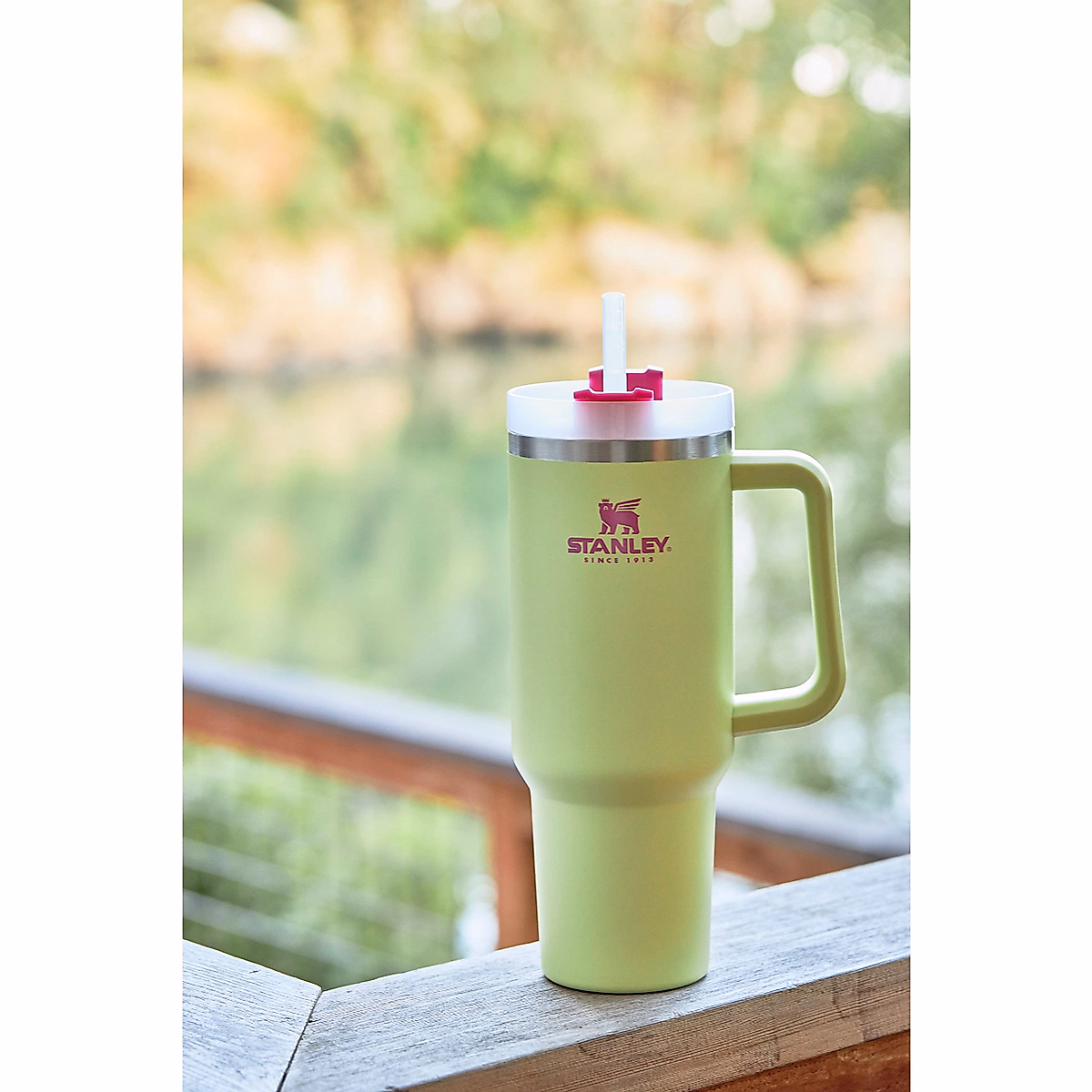 STANLEY Stanley 40oz Adventure Quencher Reusable Insulated Stainless Steel Tumbler (CITRON MIX)